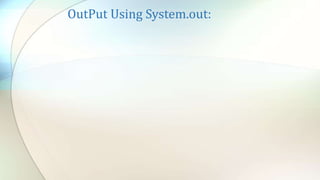 Pj01 3-java-variable and data types | PPT