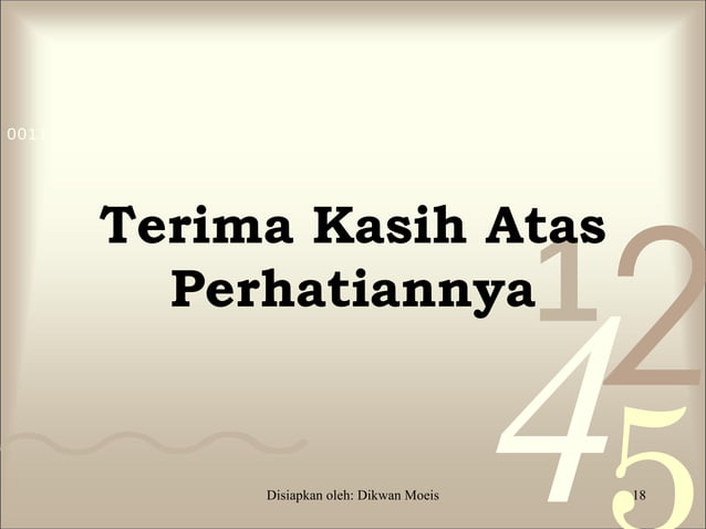 Pemrograman Berorientasi Objek I (Modul II) | PPT