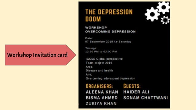 IGCSE GP Team Project- It's OK to talk- Depression | PPTX