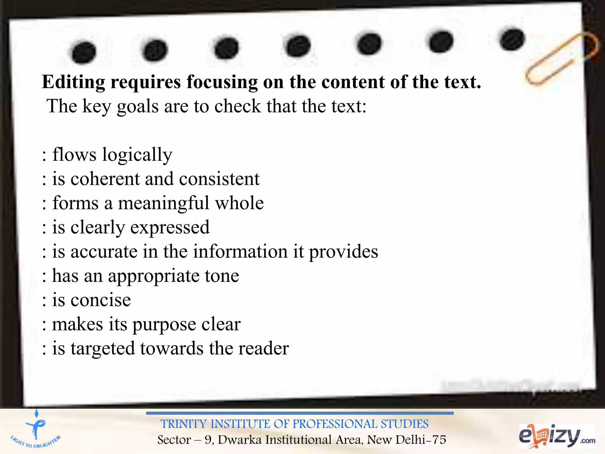 PRINT JOURNALISM II- Editing & its Concepts | PPTX