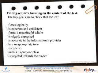 PRINT JOURNALISM II- Editing & its Concepts | PPTX