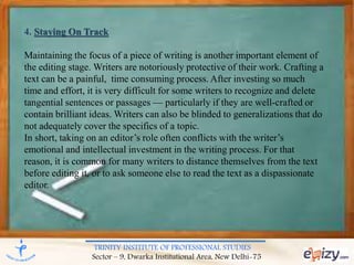 PRINT JOURNALISM II- OBJECTIVES & PRINCIPLES OF EDITING | PPTX