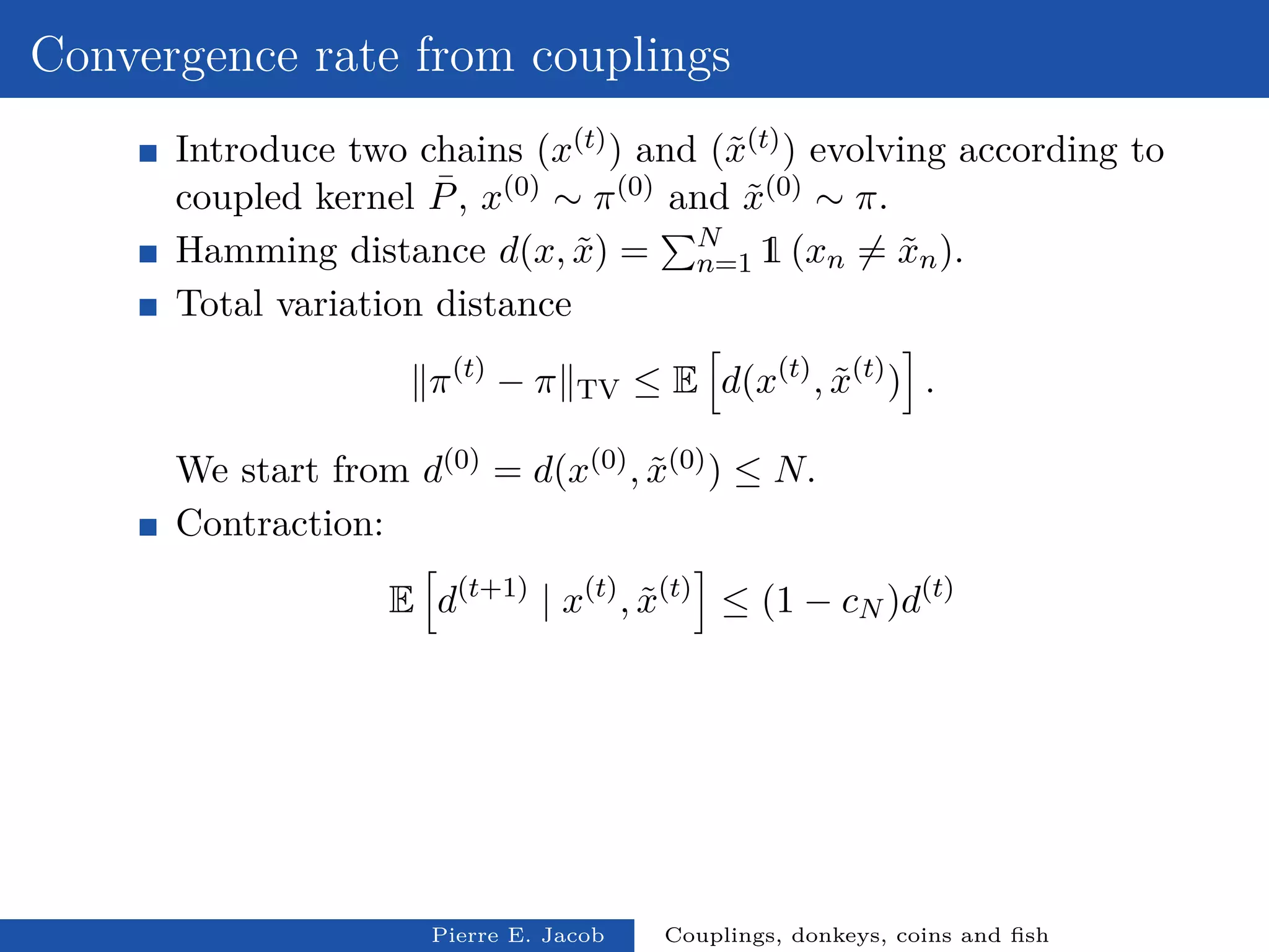 Couplings of Markov chains and the Poisson equation | PDF | Physics | Science