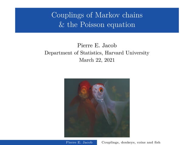 Couplings of Markov chains and the Poisson equation | PPT