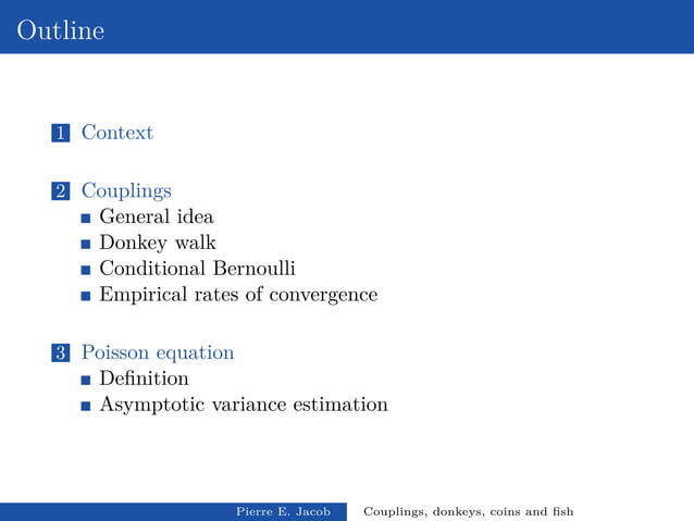 Couplings of Markov chains and the Poisson equation | PDF | Physics ...