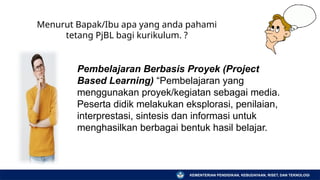 pembelajaran PJBL SMK kurikulum merdeka. | PPTX