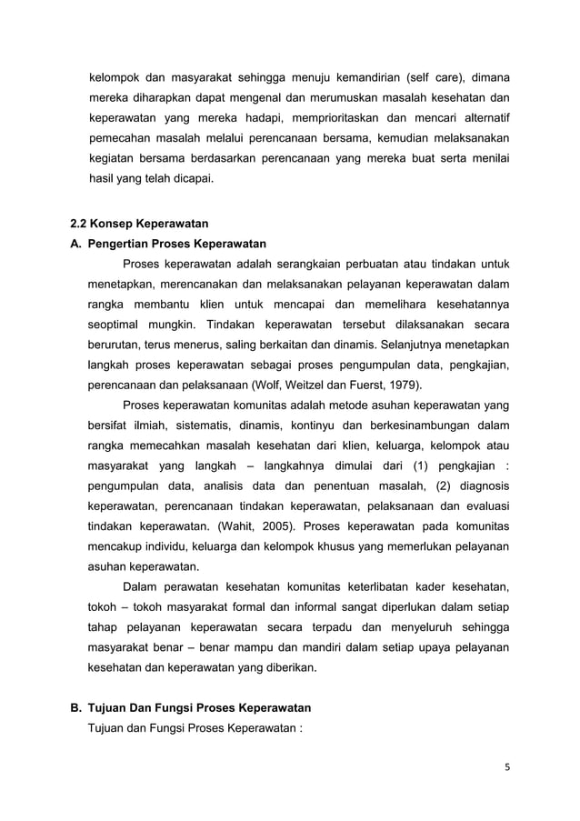 format pengkajian keperawatan komunitas | DOC