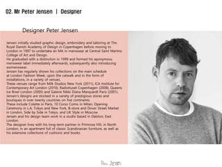 Peter Jensen brand info_181015_eng | PDF