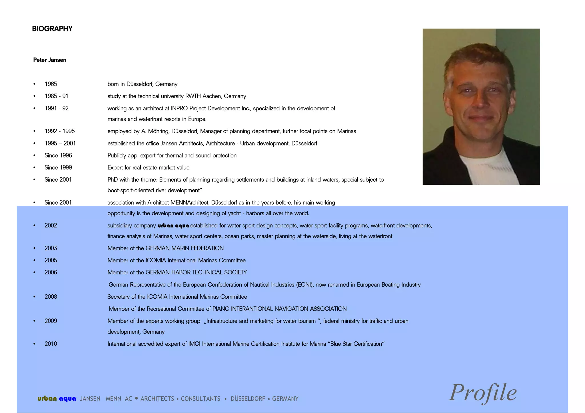 Peter Jansen Curriculum Vitae | PDF