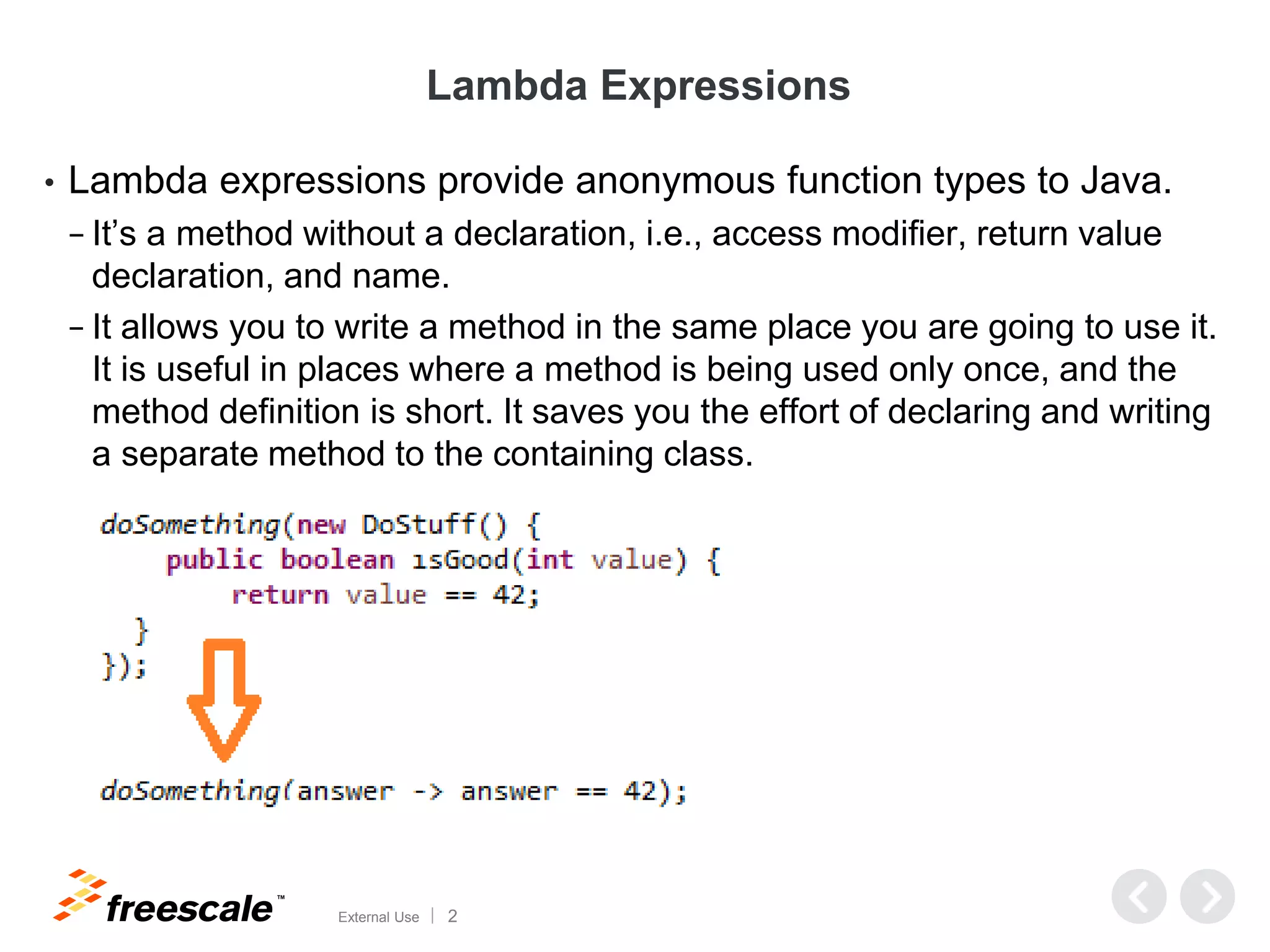 New features in java se 8 | PDF