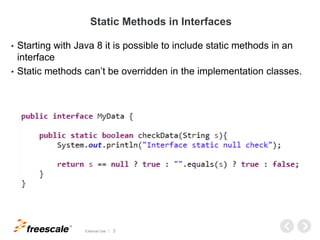 New features in java se 8 | PDF