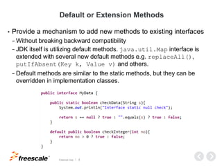New features in java se 8 | PDF
