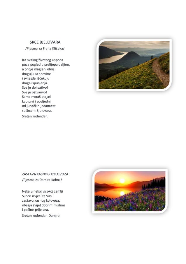 Pjesme kasnog kolovoza | PDF