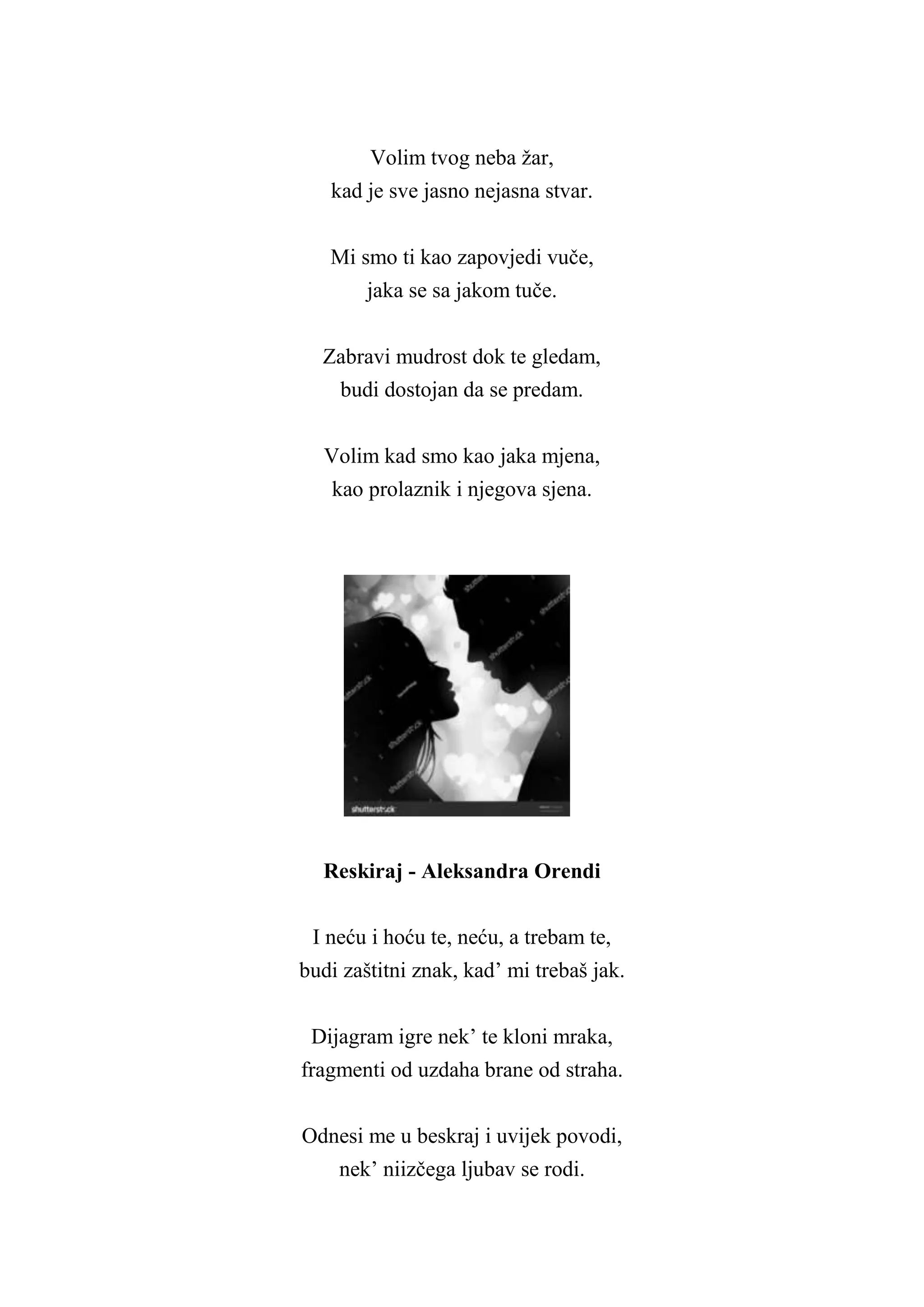 Pjesme ljubavi Orendi.docx Pjesme ljubavi | DOCX