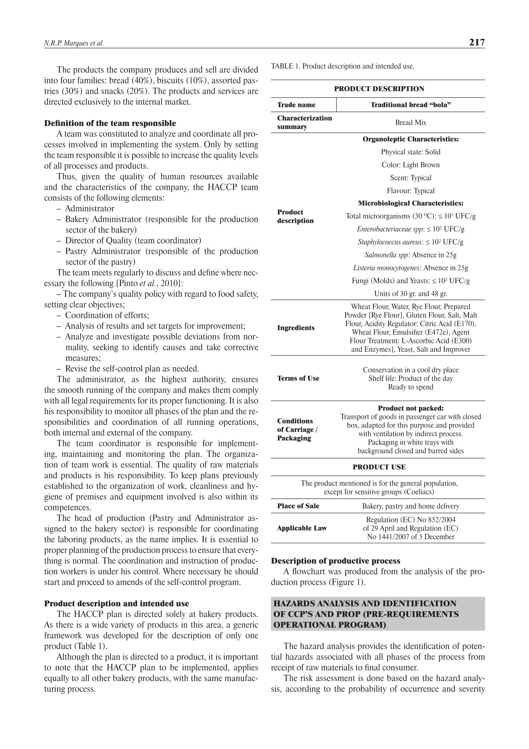 Implementation of Hazard Analysis Critical Control Points (HACCP) | PDF