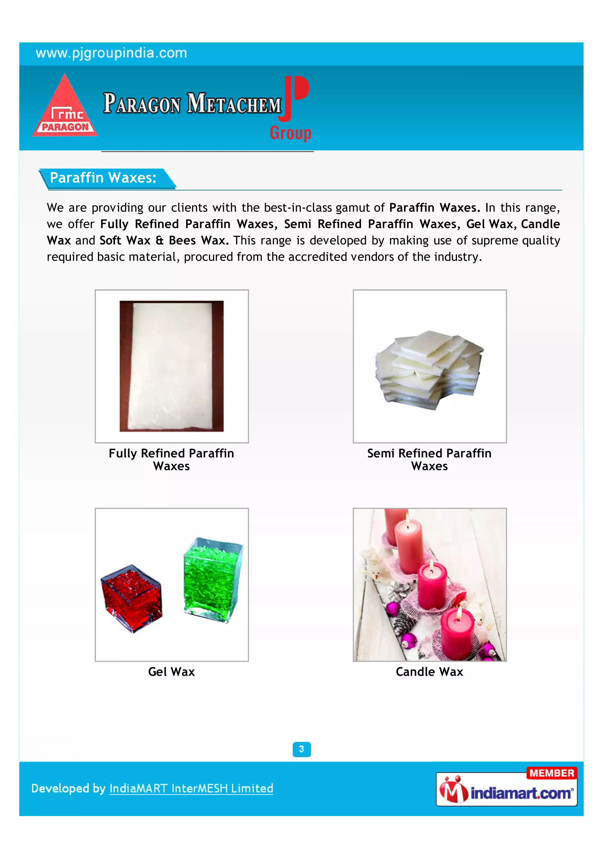 Paragon Metachem, Mumbai , Industrial Chemicals | PDF