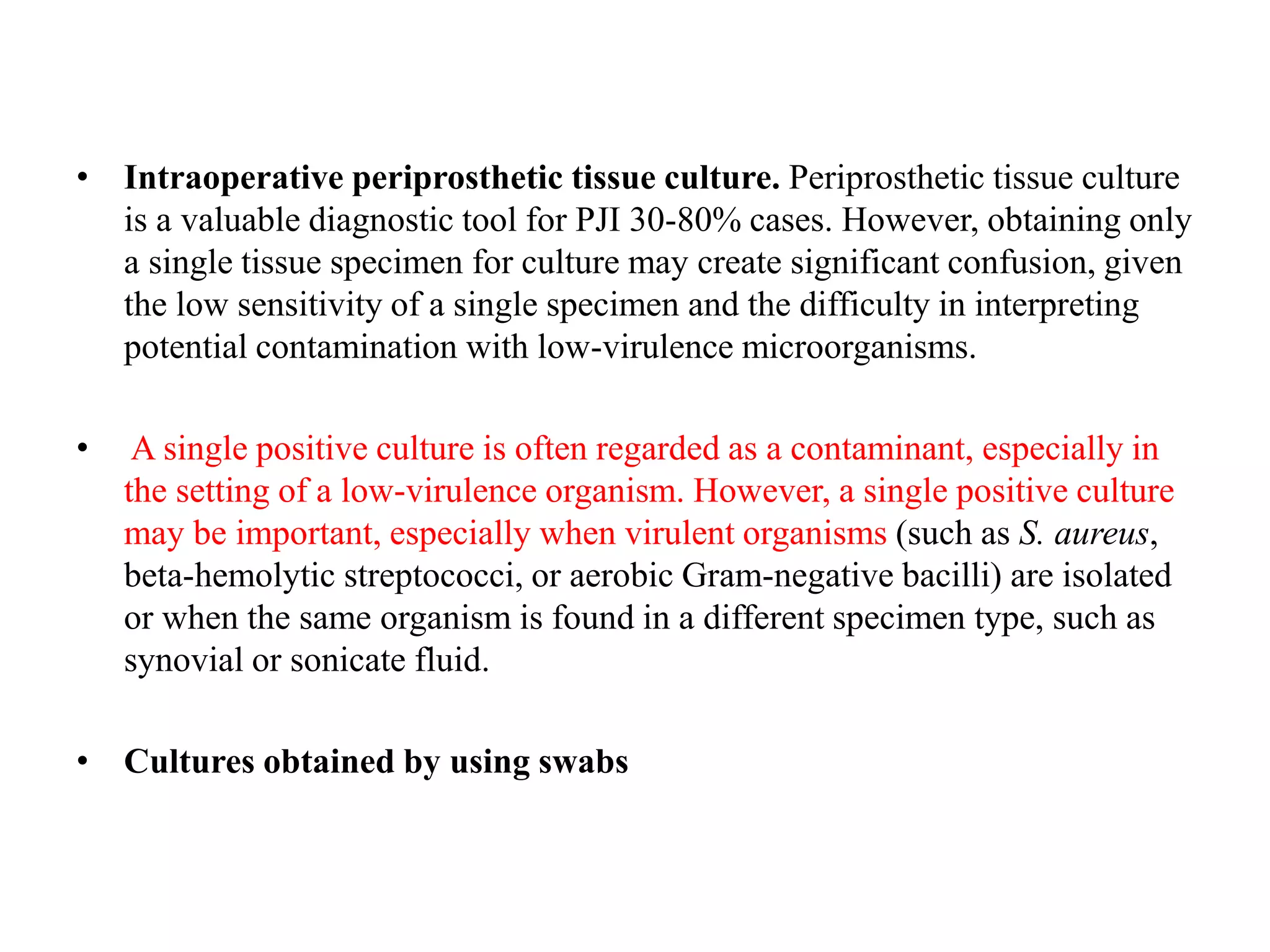 Periprosthetic Joint Infection | PPTX