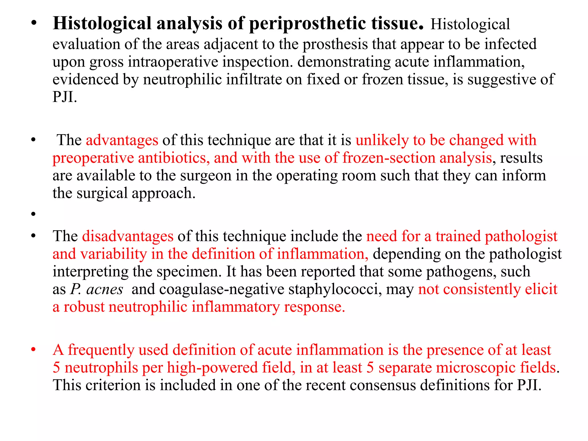 Periprosthetic Joint Infection | PPTX