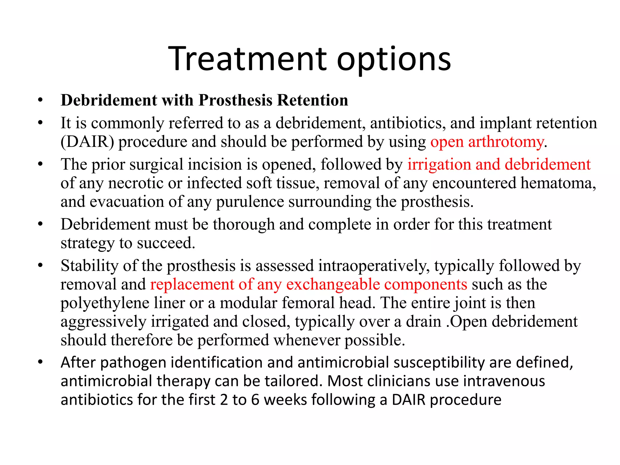 Periprosthetic Joint Infection | PPTX