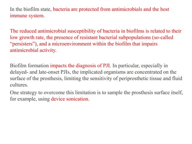 Periprosthetic Joint Infection | PPTX