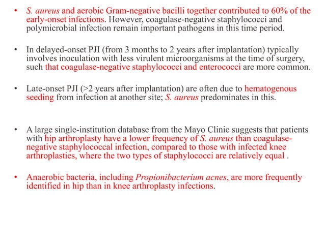 Periprosthetic Joint Infection | PPTX