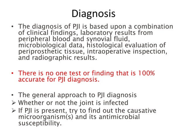 Periprosthetic Joint Infection | PPTX