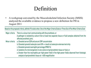 Periprosthetic Joint Infection | PPTX