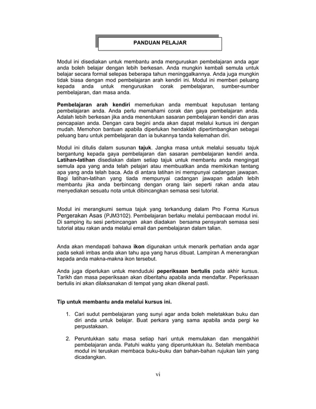 Pjm3102 pergerakan asas | PDF