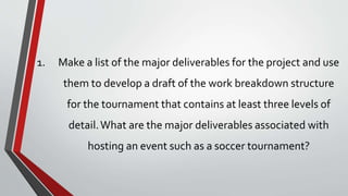 Project Management - Manchester United Soccer Club | PPTX