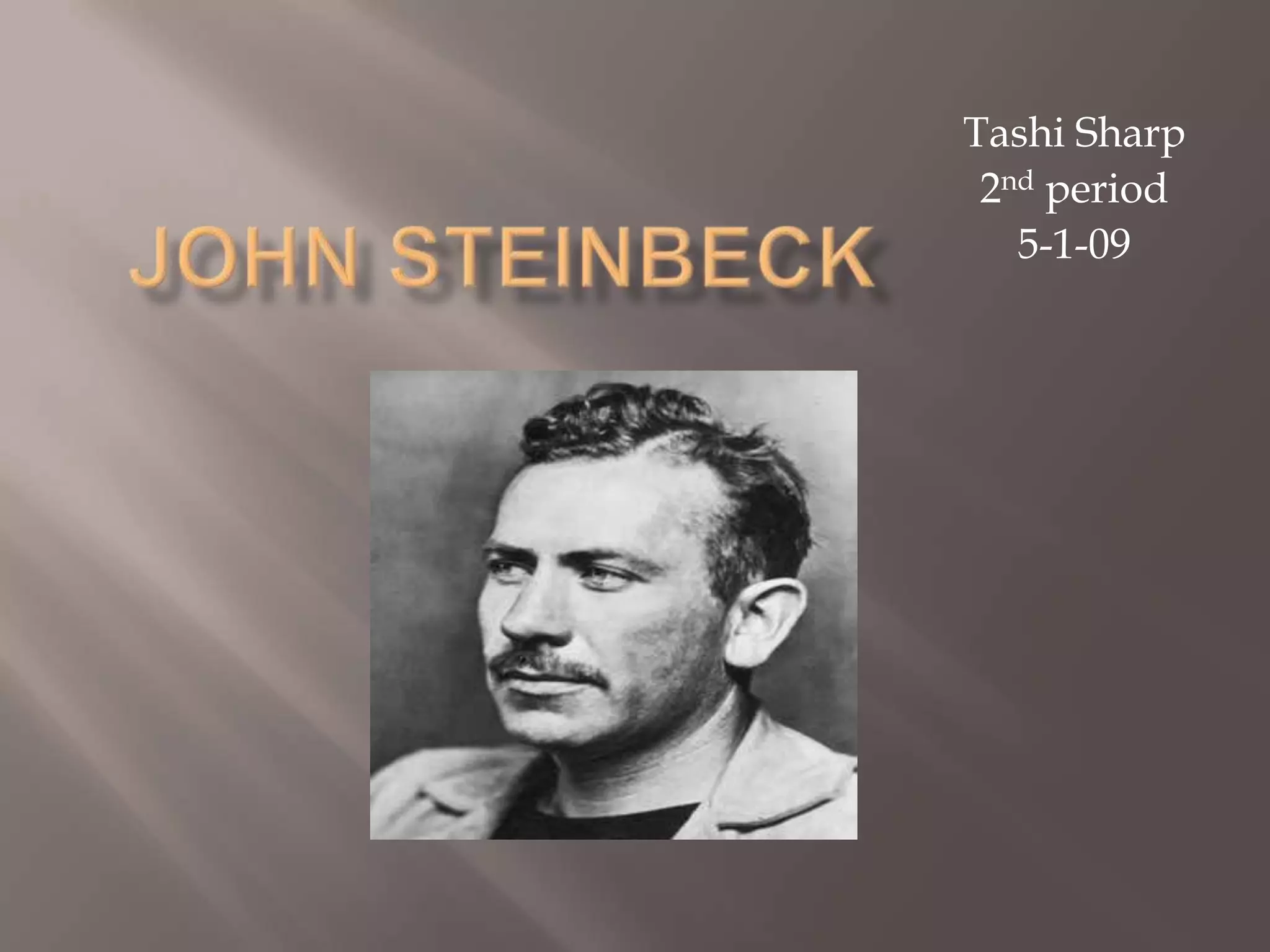 JOhn Steinbeck | PPT