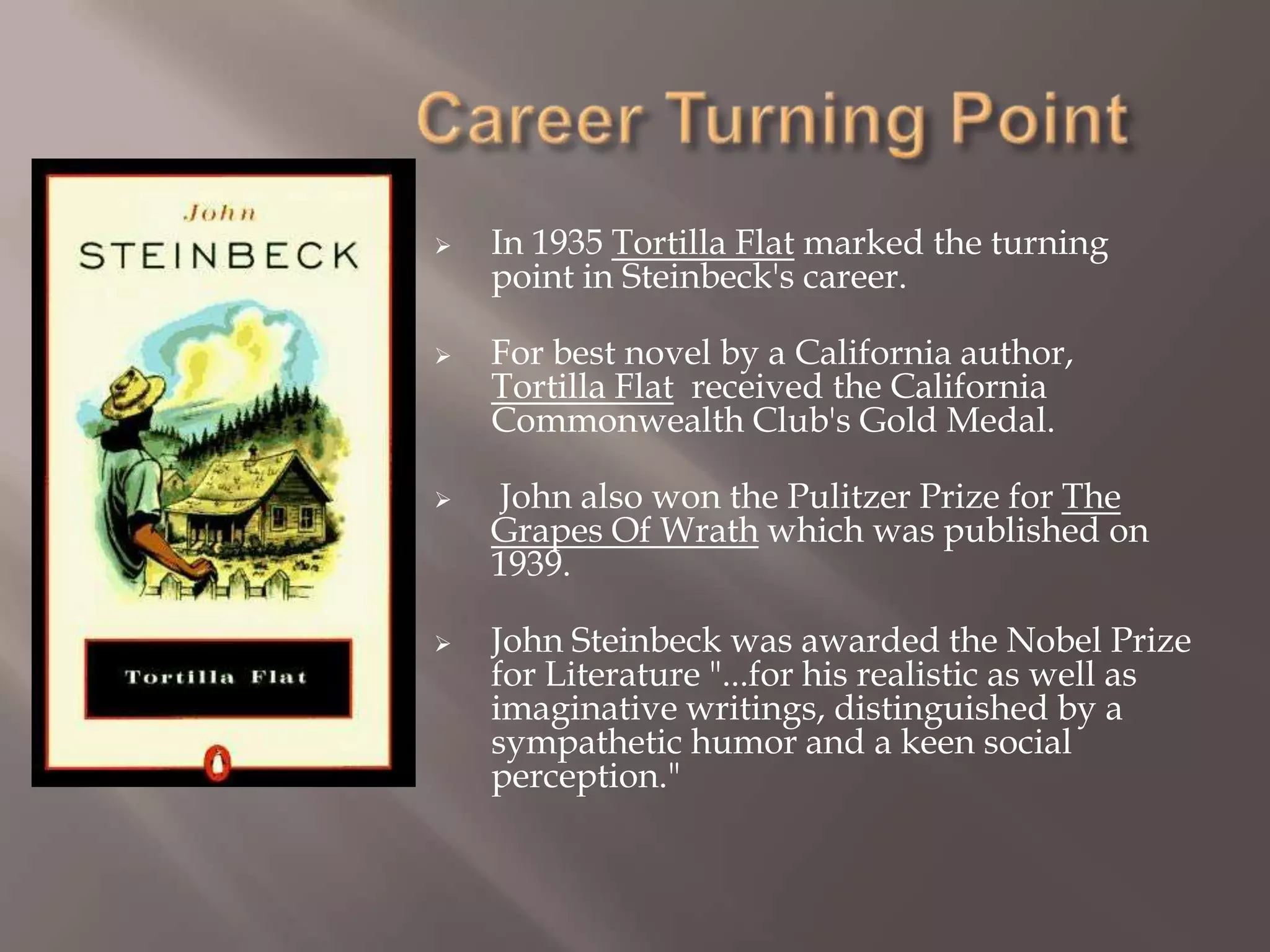 JOhn Steinbeck | PPT