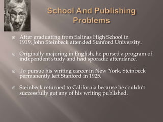 JOhn Steinbeck | PPT