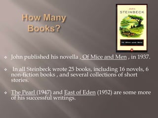 JOhn Steinbeck | PPT
