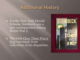 JOhn Steinbeck | PPT