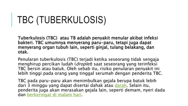 penyakit menular dan tidak menular pada manusia | PPTX
