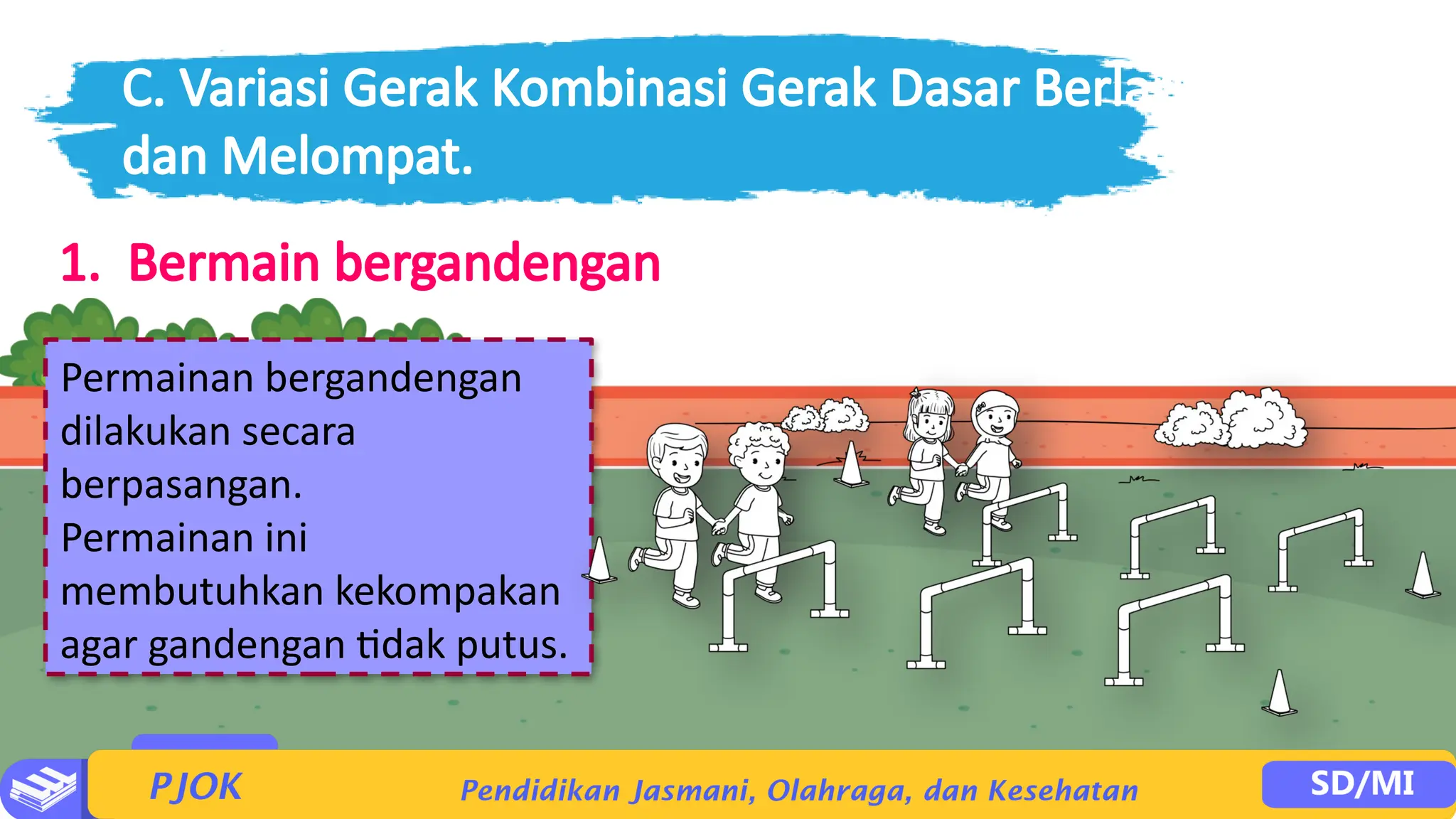 PJOK 3 Bab 1 Variasi dan Kombinasi Gerak Dasar Lokomotor.pptx
