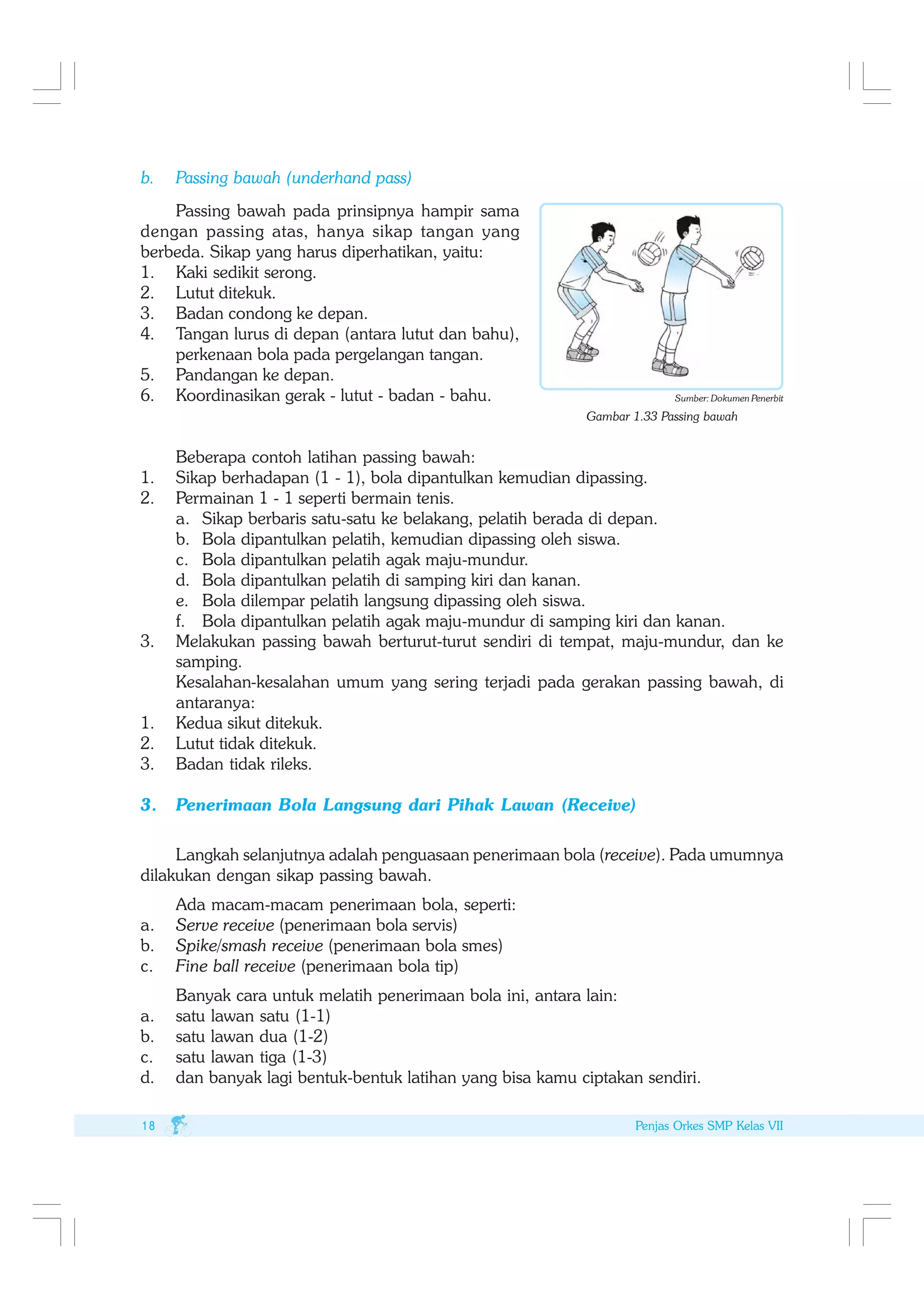 Pjok kelas 7. bab 1. permainan dan olahraga bola besar | PDF