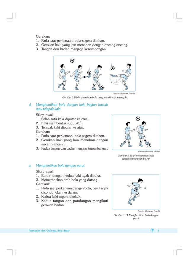 Pjok kelas 7. bab 1. permainan dan olahraga bola besar | PDF