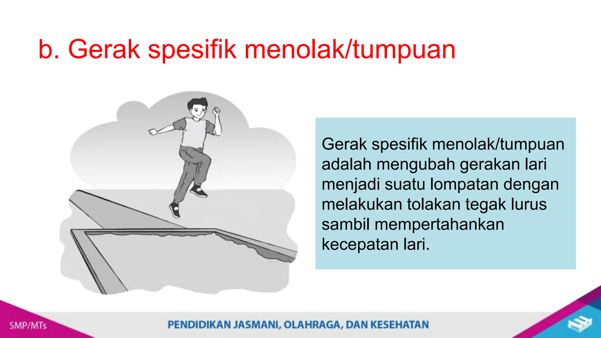 PJOK Kelas 7 Bab 3 Atletik.pptx berisi Teknik Start,gerakan kaki,ayunan ...
