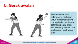 PJOK Kelas 7 Bab 3 Atletik.pptx berisi Teknik Start,gerakan kaki,ayunan ...