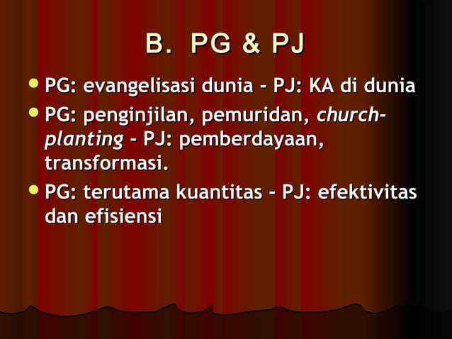 Pembangunan Jemaat atau Pertumbuhan Gereja? | PPT