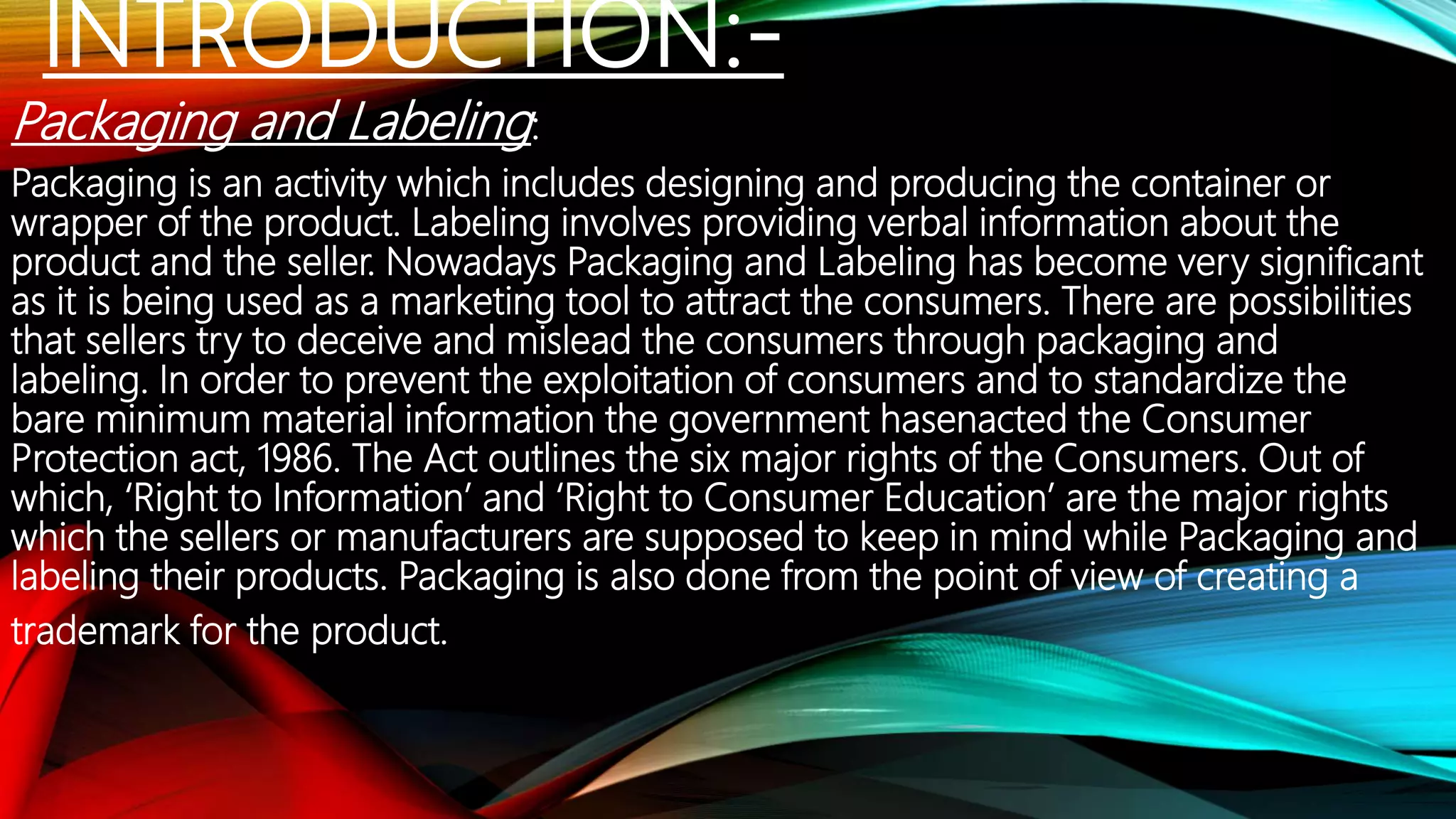 Packaging and labelling of cosmetics | PPTX