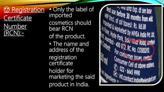 Packaging and labelling of cosmetics | PPTX