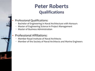 Peter Roberts Portfolio | PPTX
