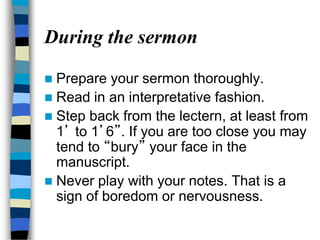 Sermon Delivery, by Pablo A. Jiménez | PPTX