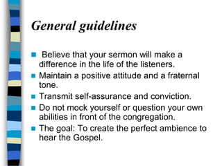 Sermon Delivery, by Pablo A. Jiménez | PPTX