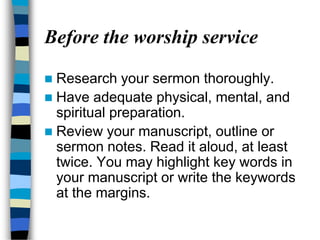 Sermon Delivery, by Pablo A. Jiménez | PPTX