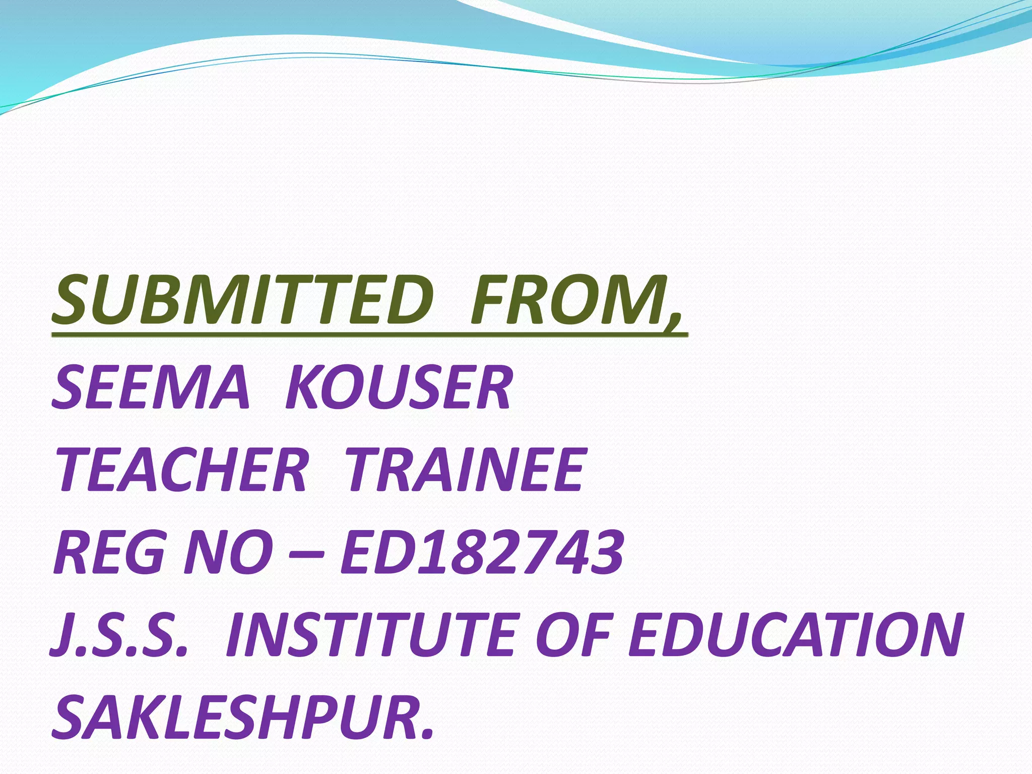 ICT PRESENTATION | PPTX