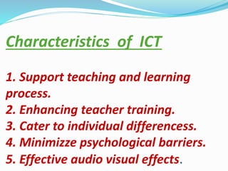 ICT PRESENTATION | PPTX