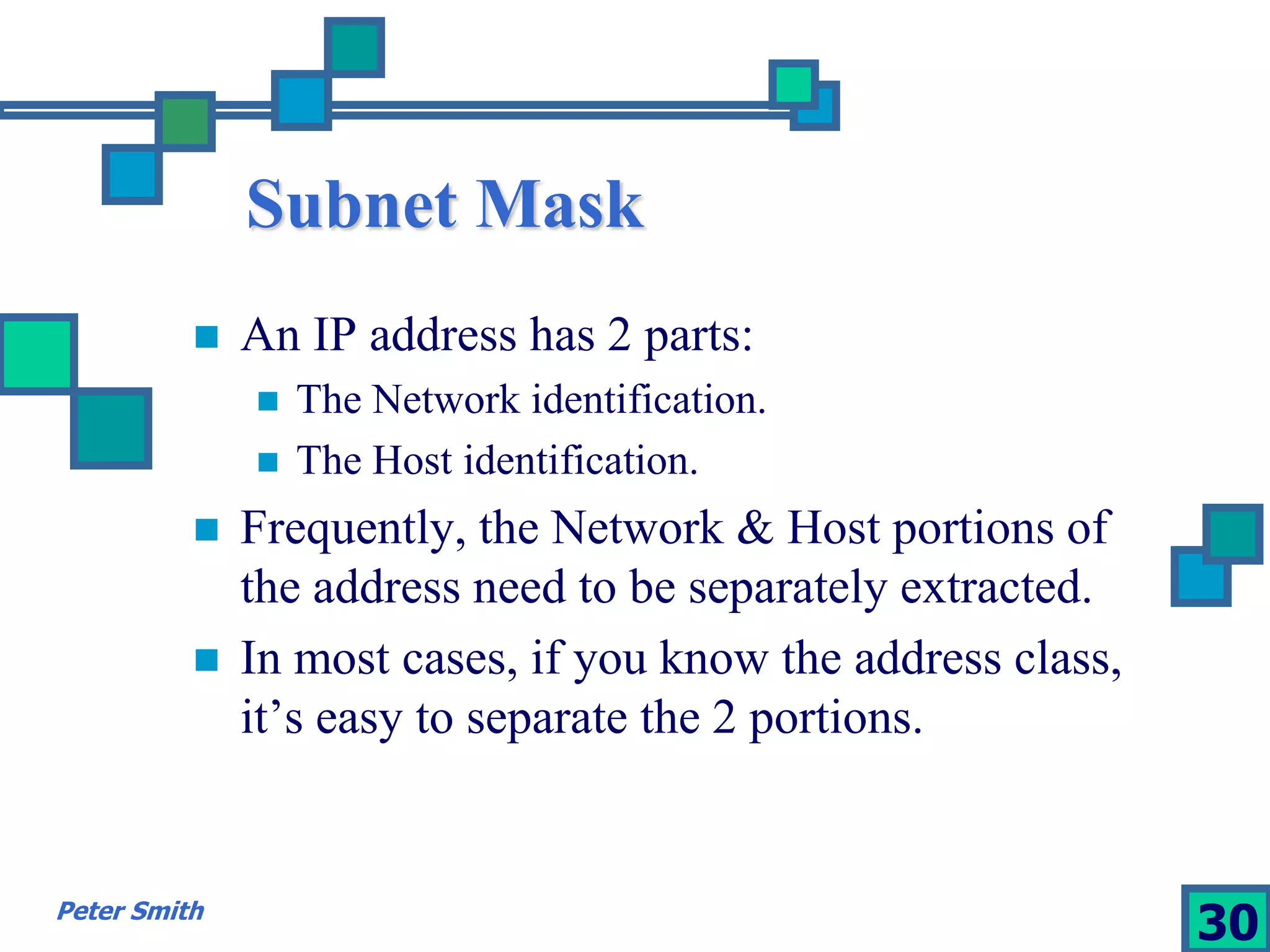Pjsmith Ip Addressing And Subnetting Madeeasy Pptx